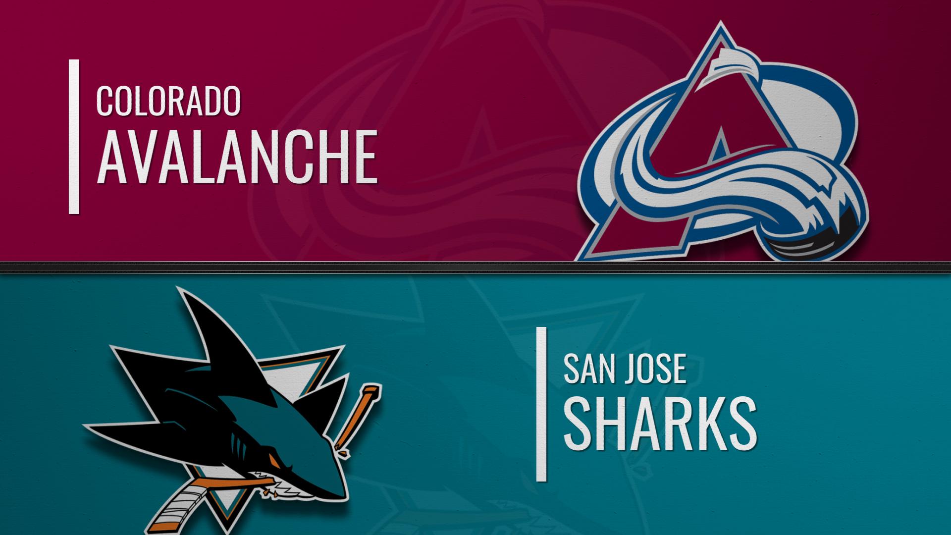San Jose Sharks vs. Colorado Avalanche