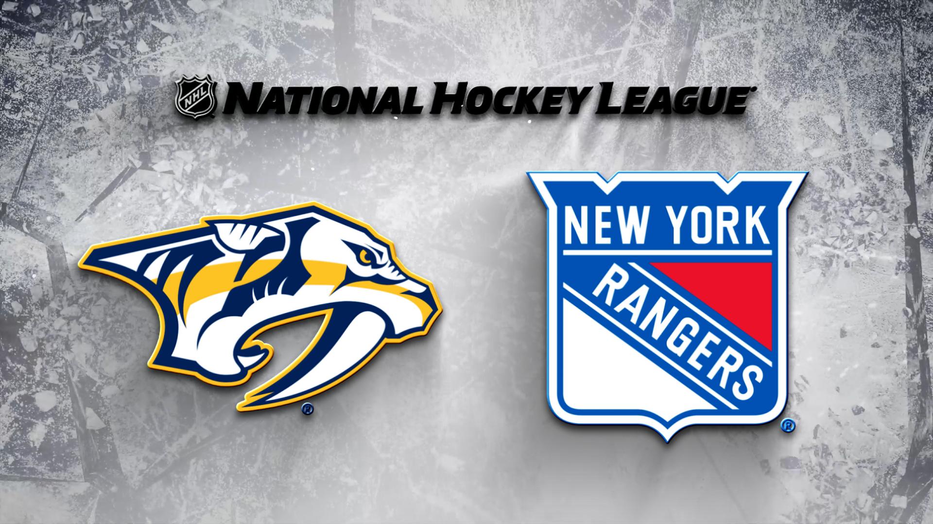 New York Rangers vs. Nashville Predators