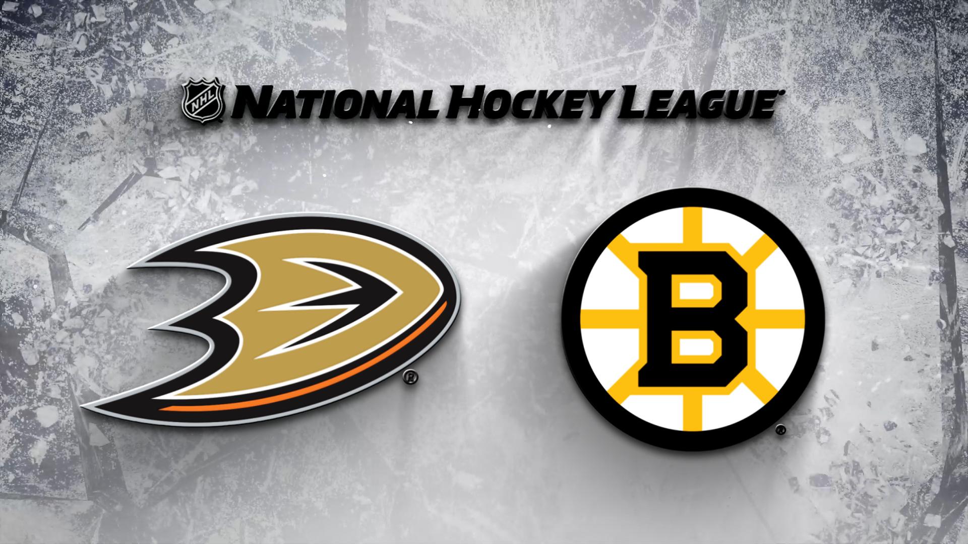 Boston Bruins vs. Anaheim Ducks