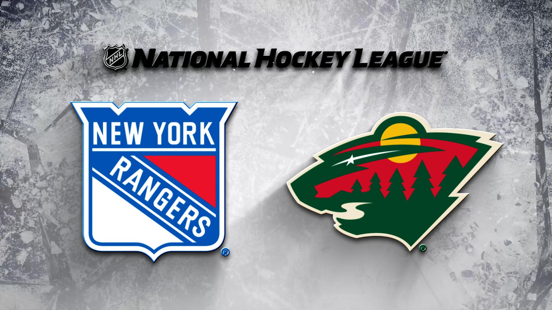 Minnesota Wild vs. New York Rangers