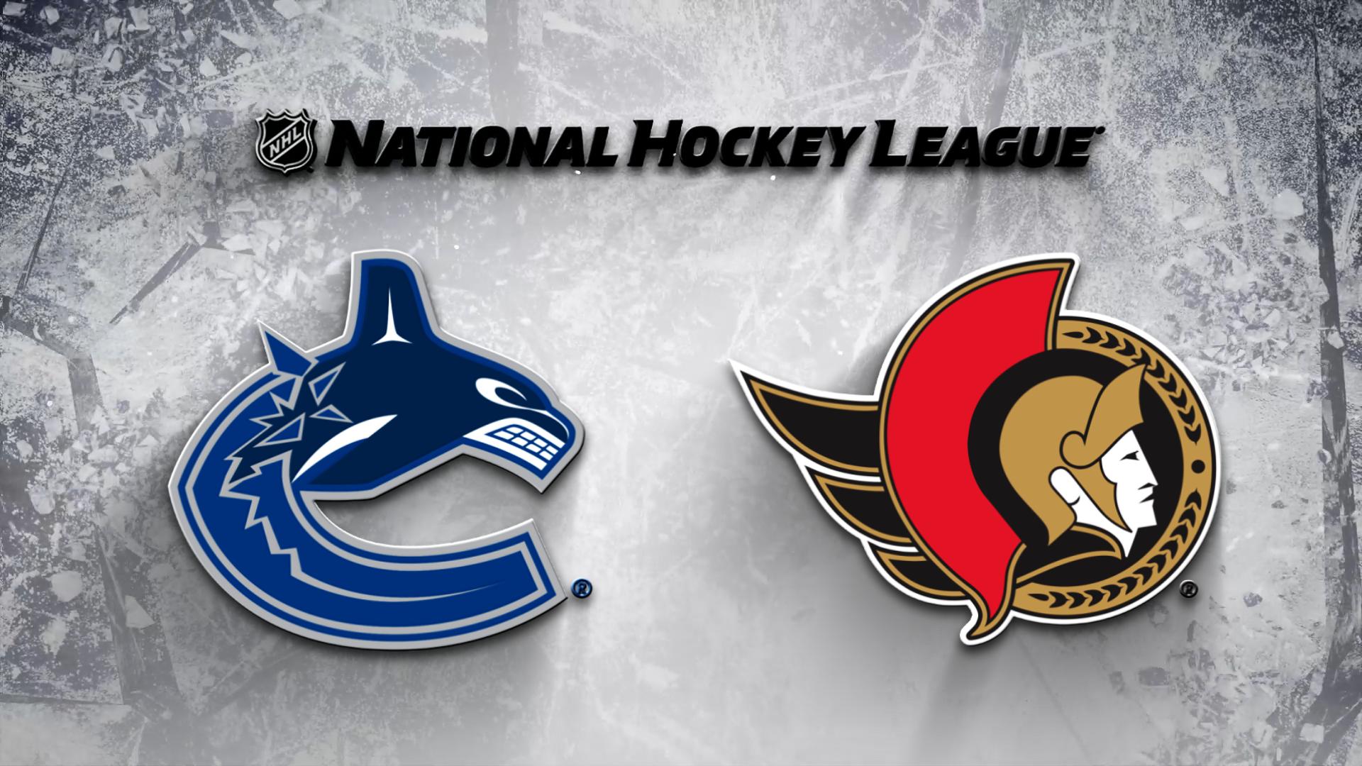 Ottawa Senators vs. Vancouver Canucks