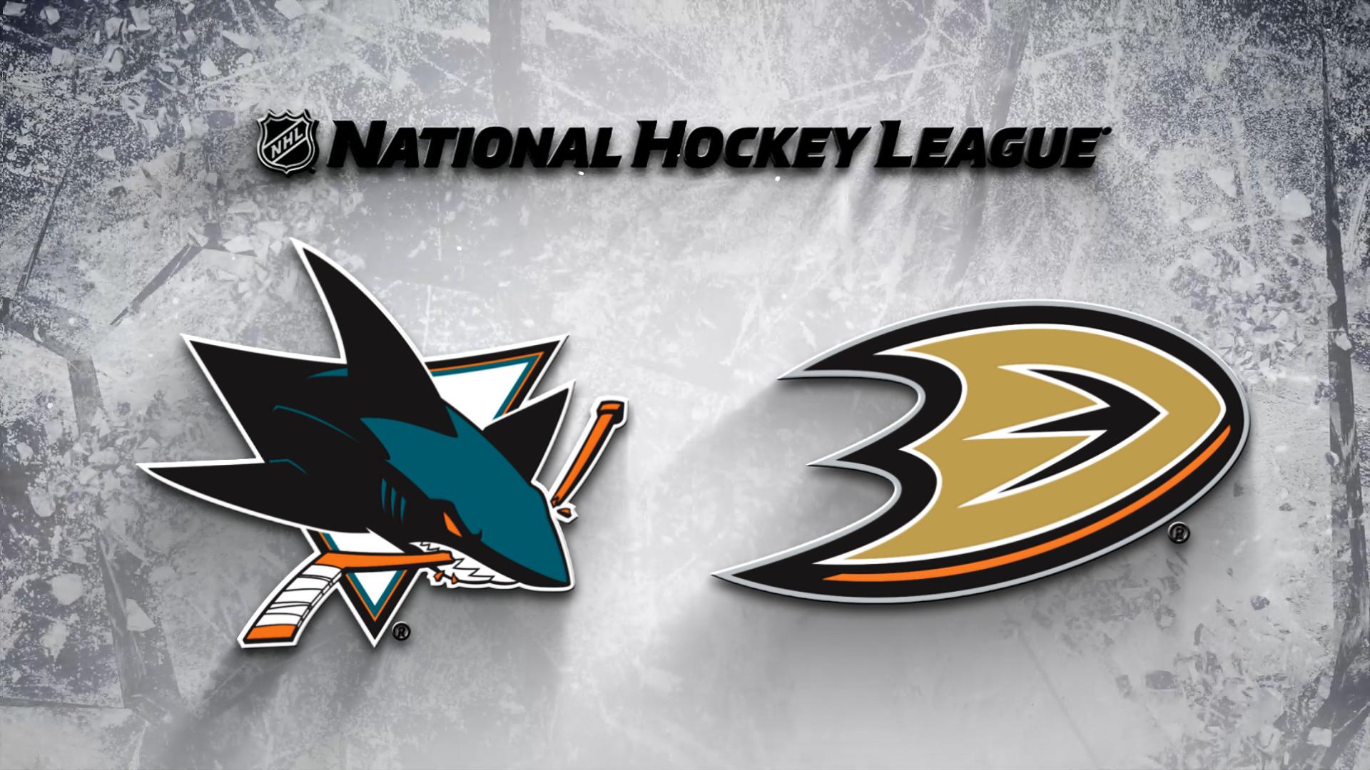 Anaheim Ducks vs. San Jose Sharks