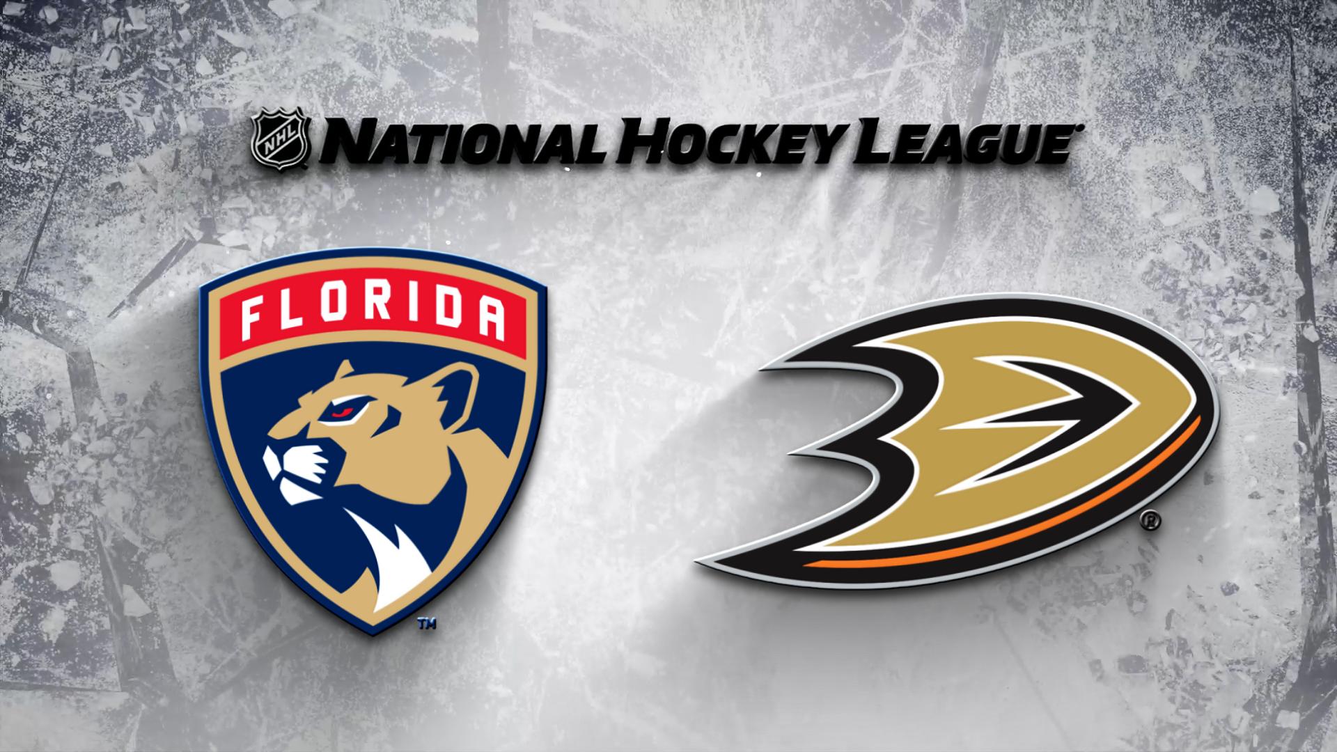 Anaheim Ducks vs. Florida Panthers