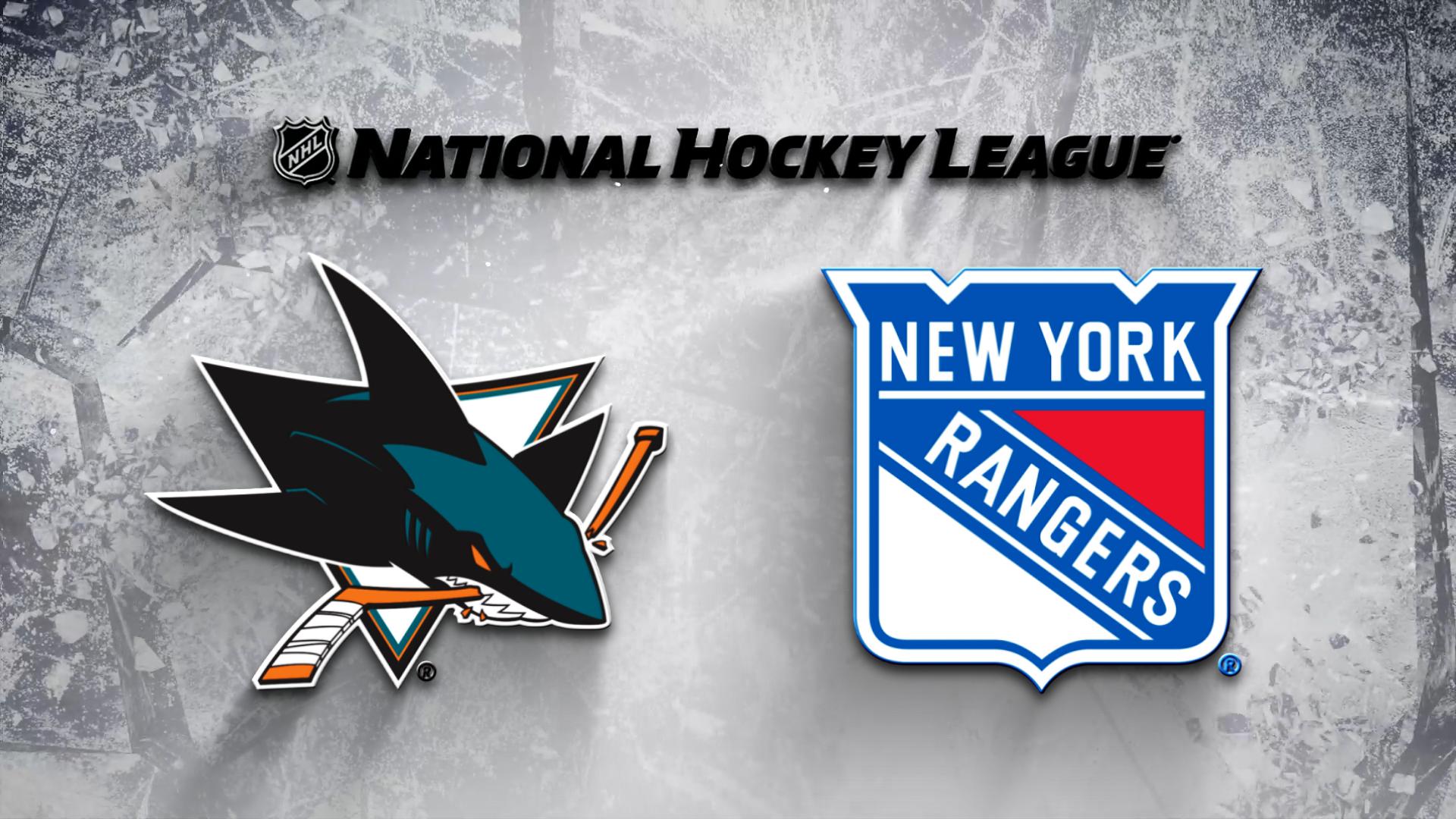 New York Rangers vs. San Jose Sharks