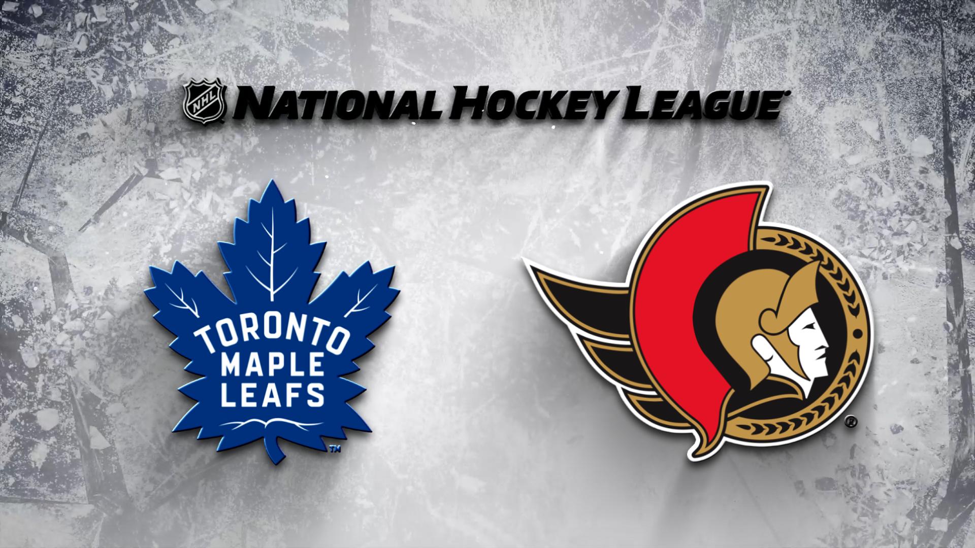 Ottawa Senators vs. Toronto Maple Leafs