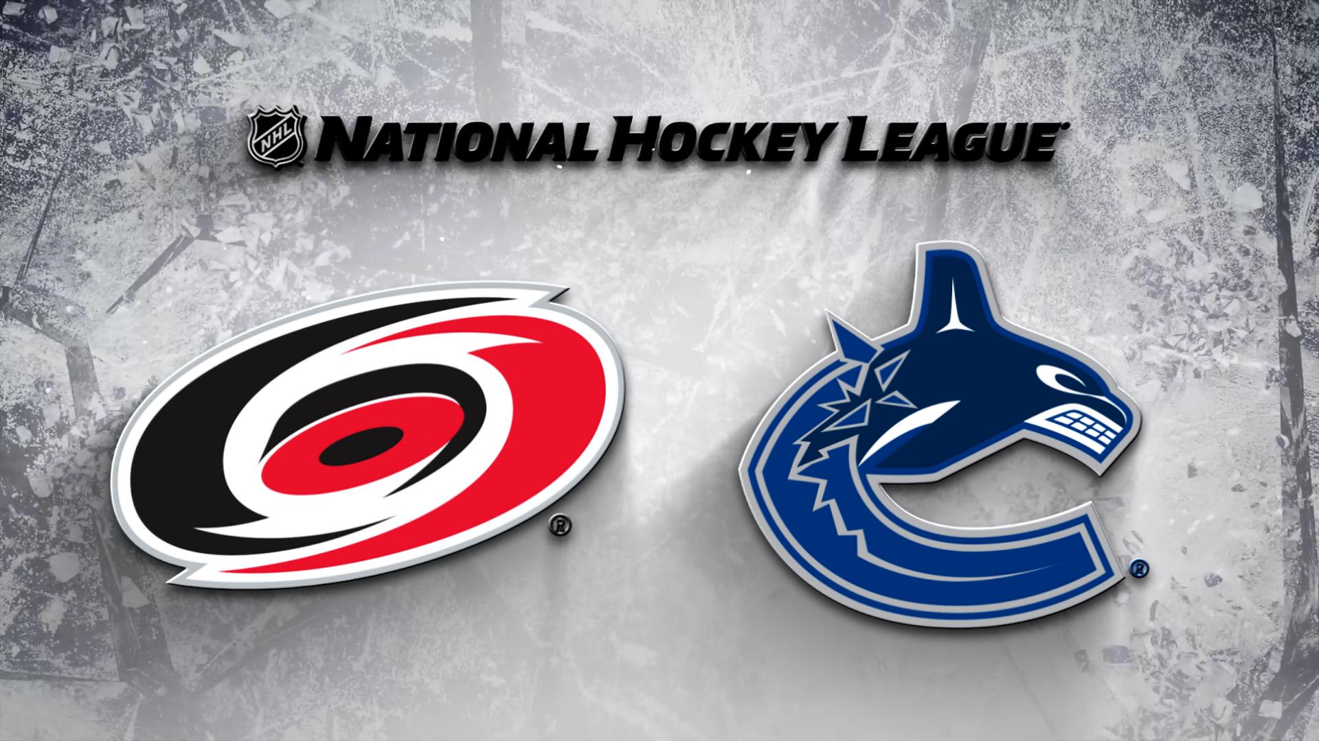Vancouver Canucks vs. Carolina Hurricanes