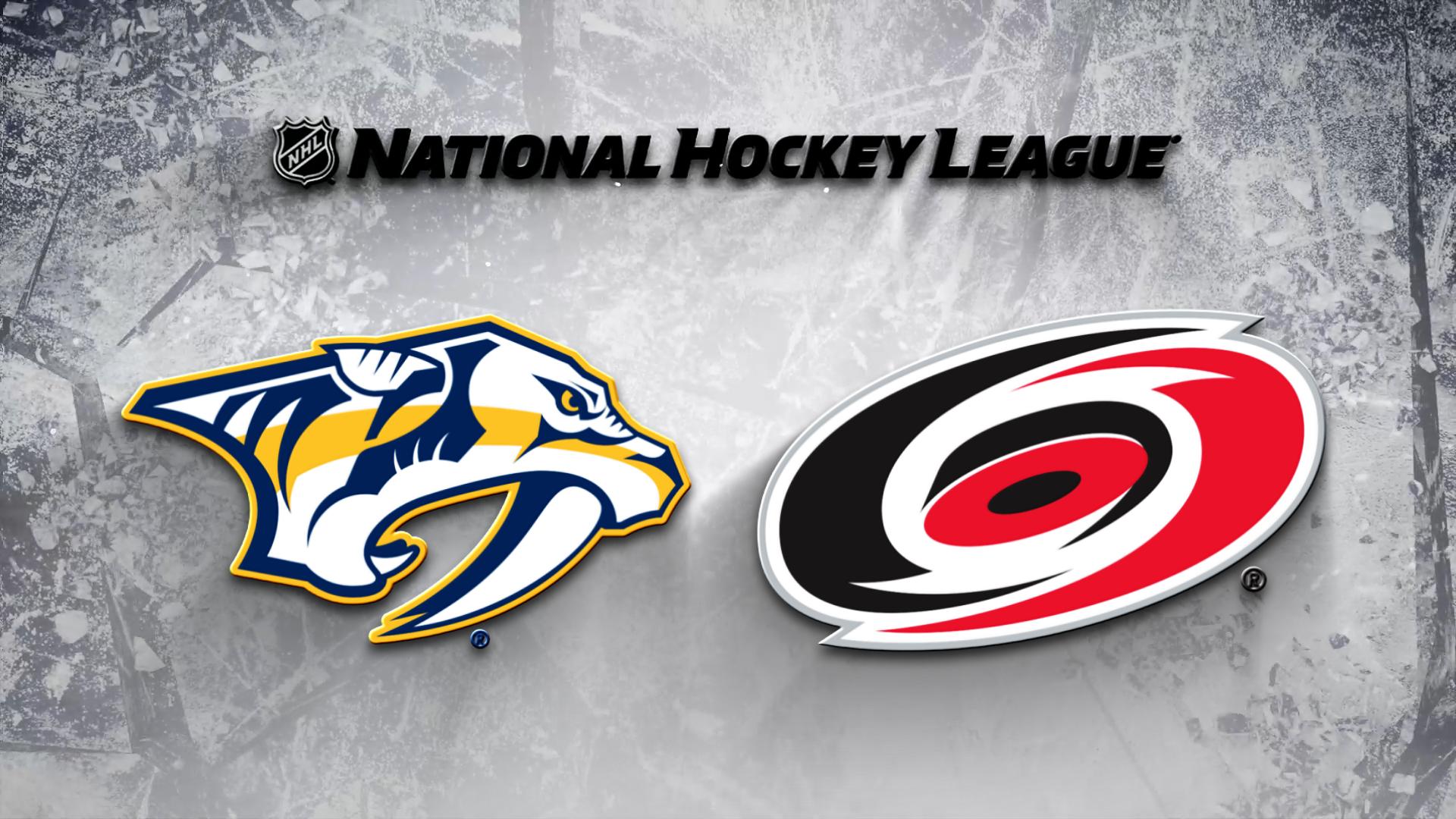 Carolina Hurricanes vs. Nashville Predators