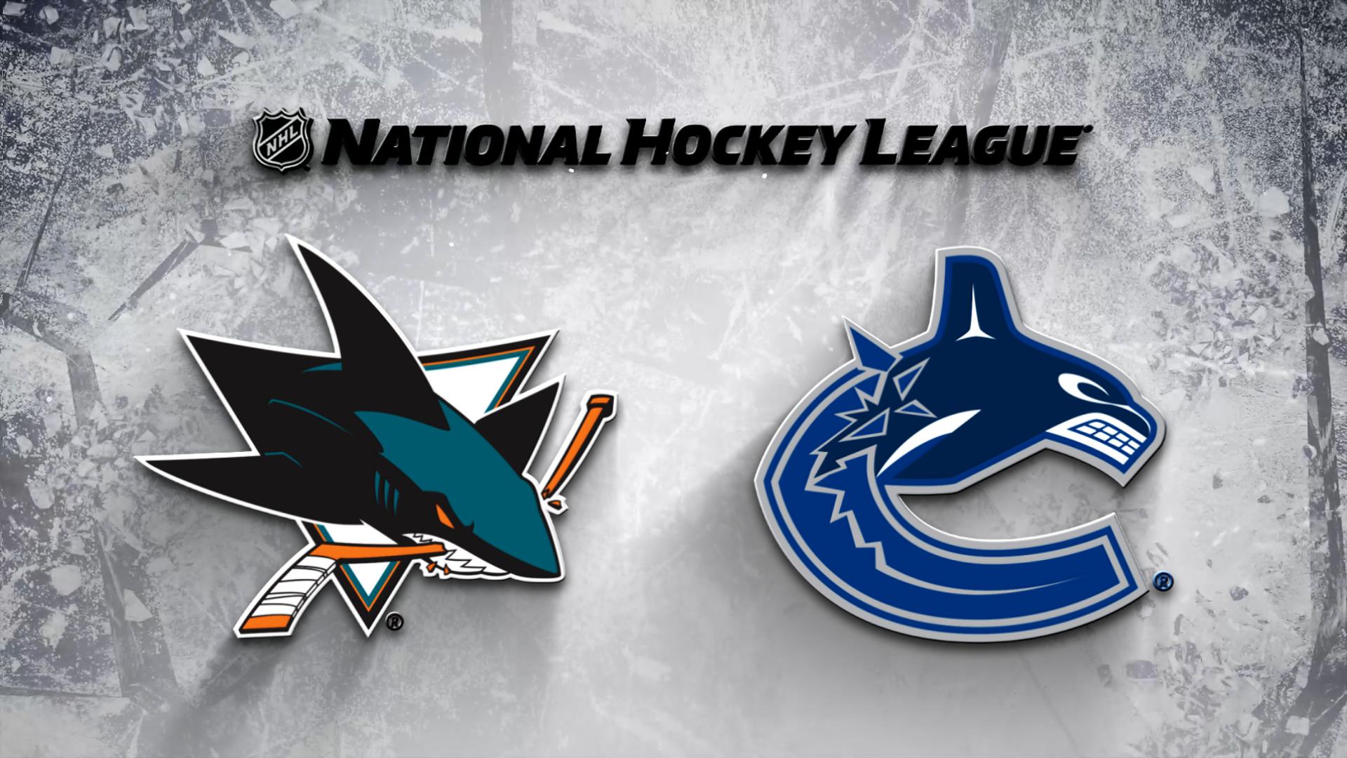 Vancouver Canucks vs. San Jose Sharks