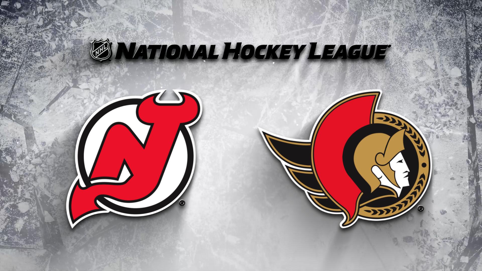 Ottawa Senators vs. New Jersey Devils