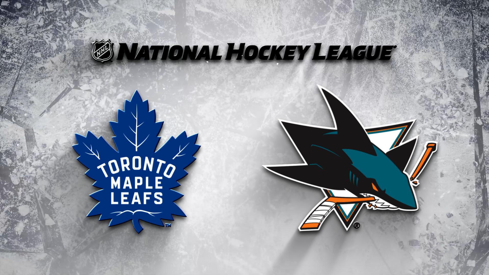 San Jose Sharks vs. Toronto Maple Leafs