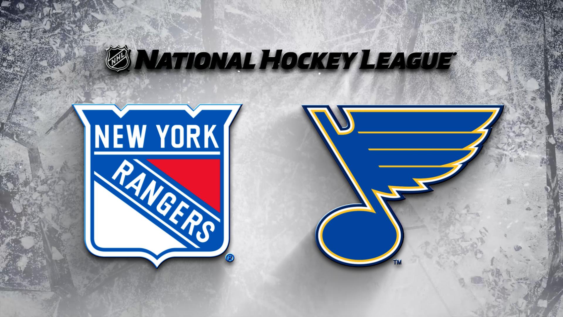 St. Louis Blues vs. New York Rangers
