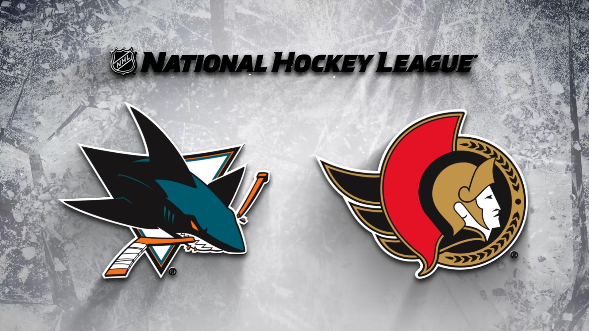 Ottawa Senators vs. San Jose Sharks